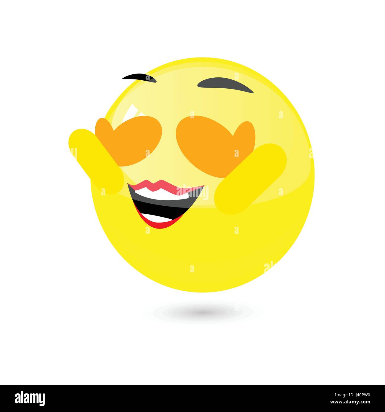 SMILE ICON. ILLUSTRATION FOR YOUR DESIGN Stock Vector Image & Art - Alamy