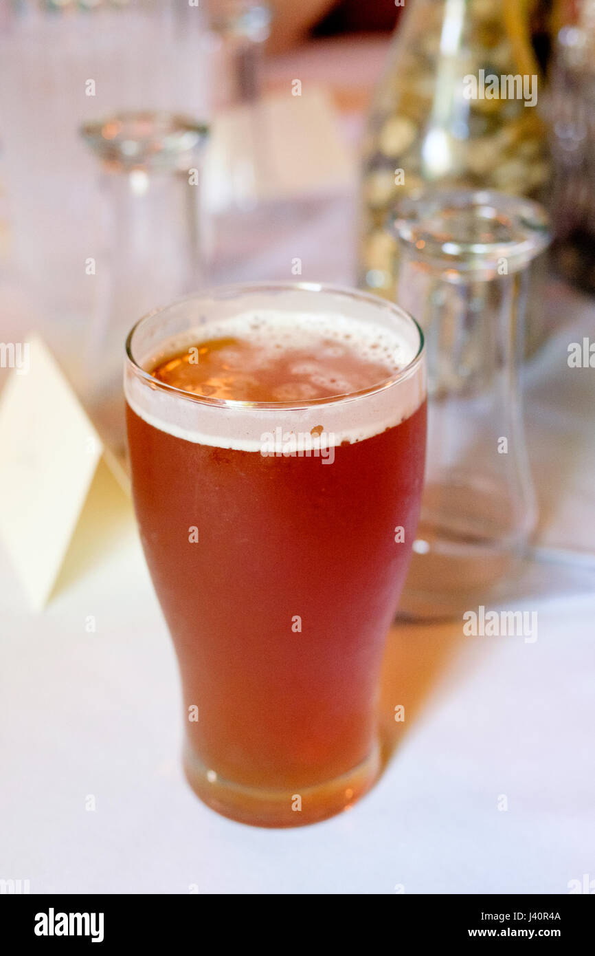 Craft Beer IPA at Wedding Reception Stock Photo - Alamy