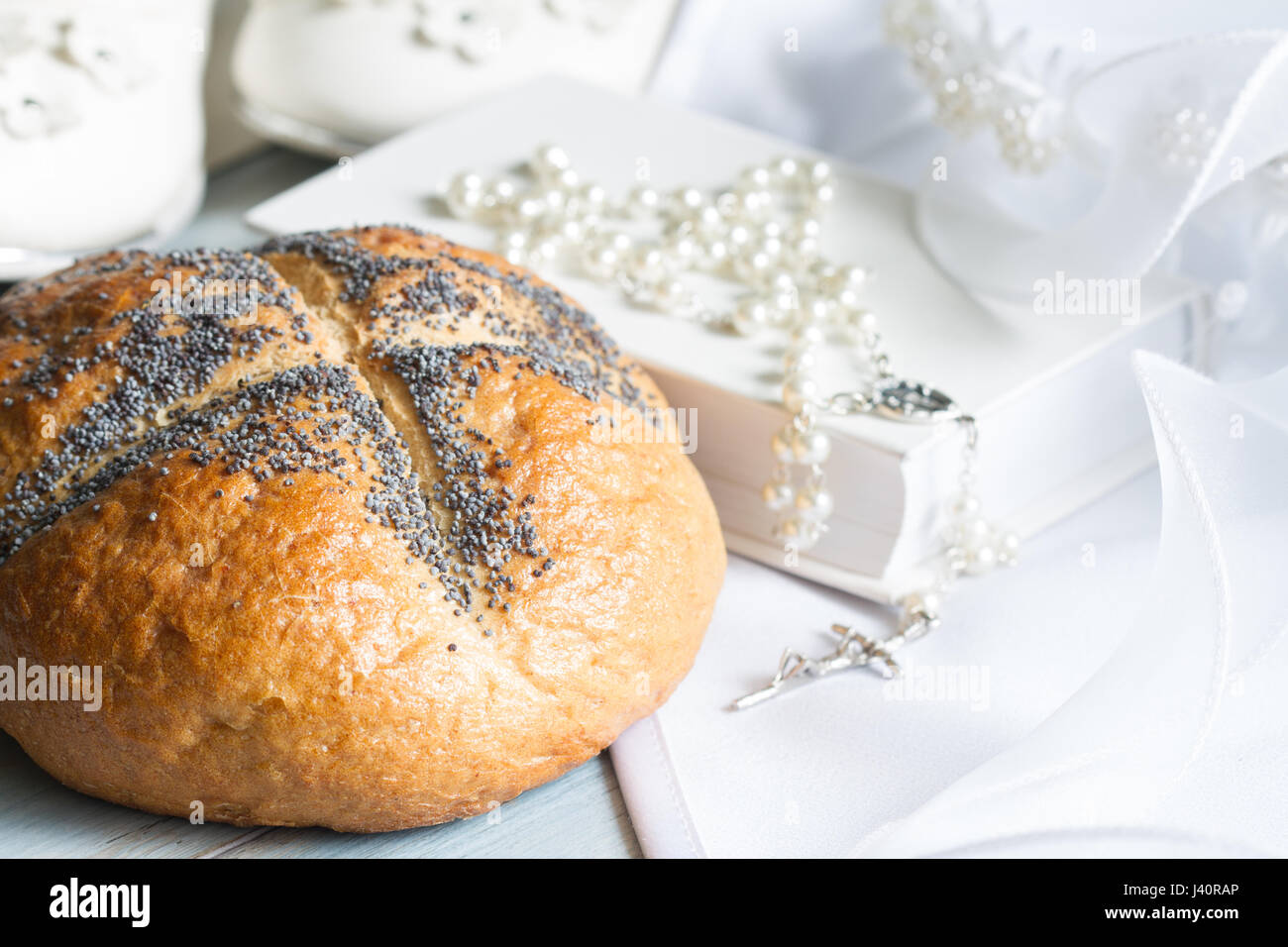 Preparation for the first holly communion concept Stock Photo - Alamy