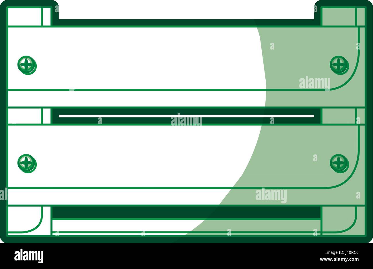 green silhouette of wooden box in closeup Stock Vector Image & Art - Alamy