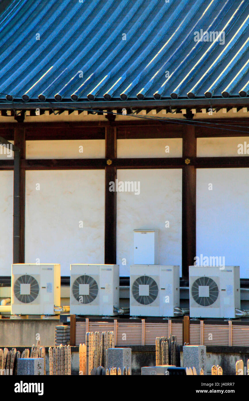 Air Conditioning Units Outside of the Building Fuchu city Tokyo Japan ...