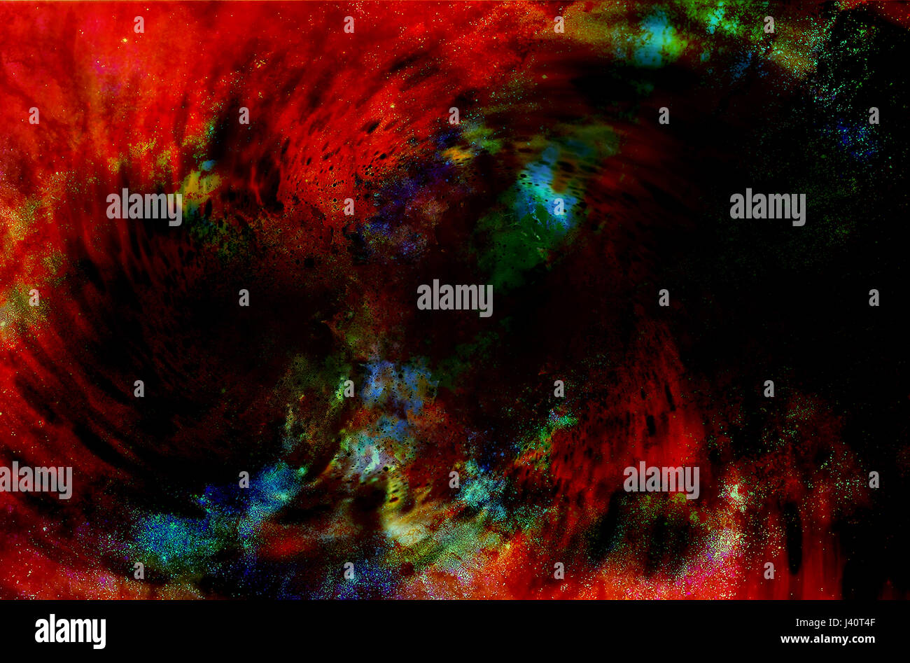 Cosmic space and stars, color cosmic abstract background. Fire effect ...