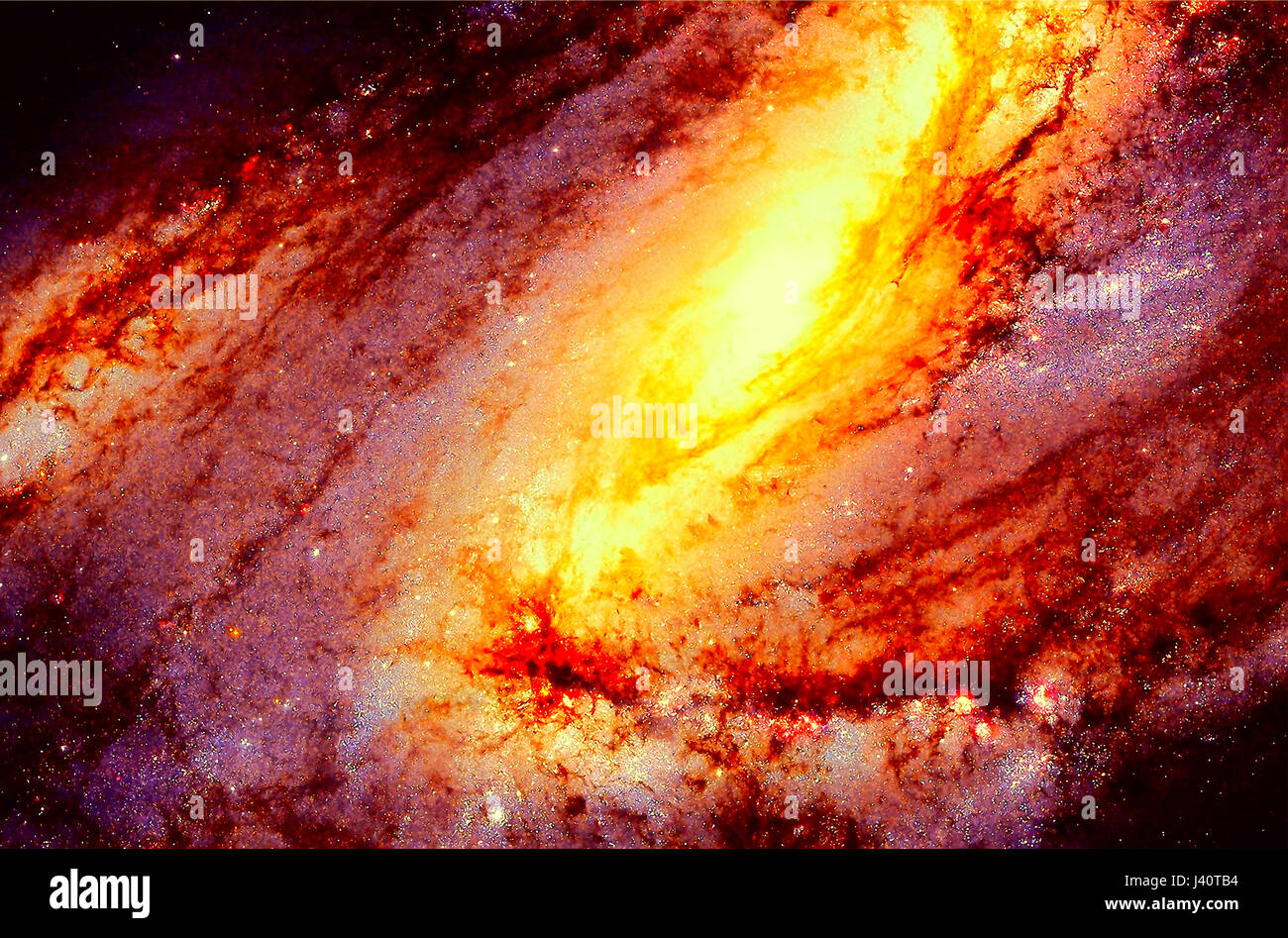 Cosmic space and stars, color cosmic abstract background. Fire effect ...