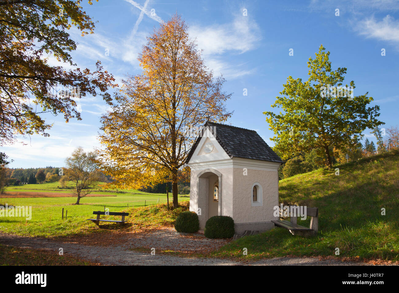 Chapel at Seeon monastery, Chiemgau region, Bavaria, Germany Stock ...