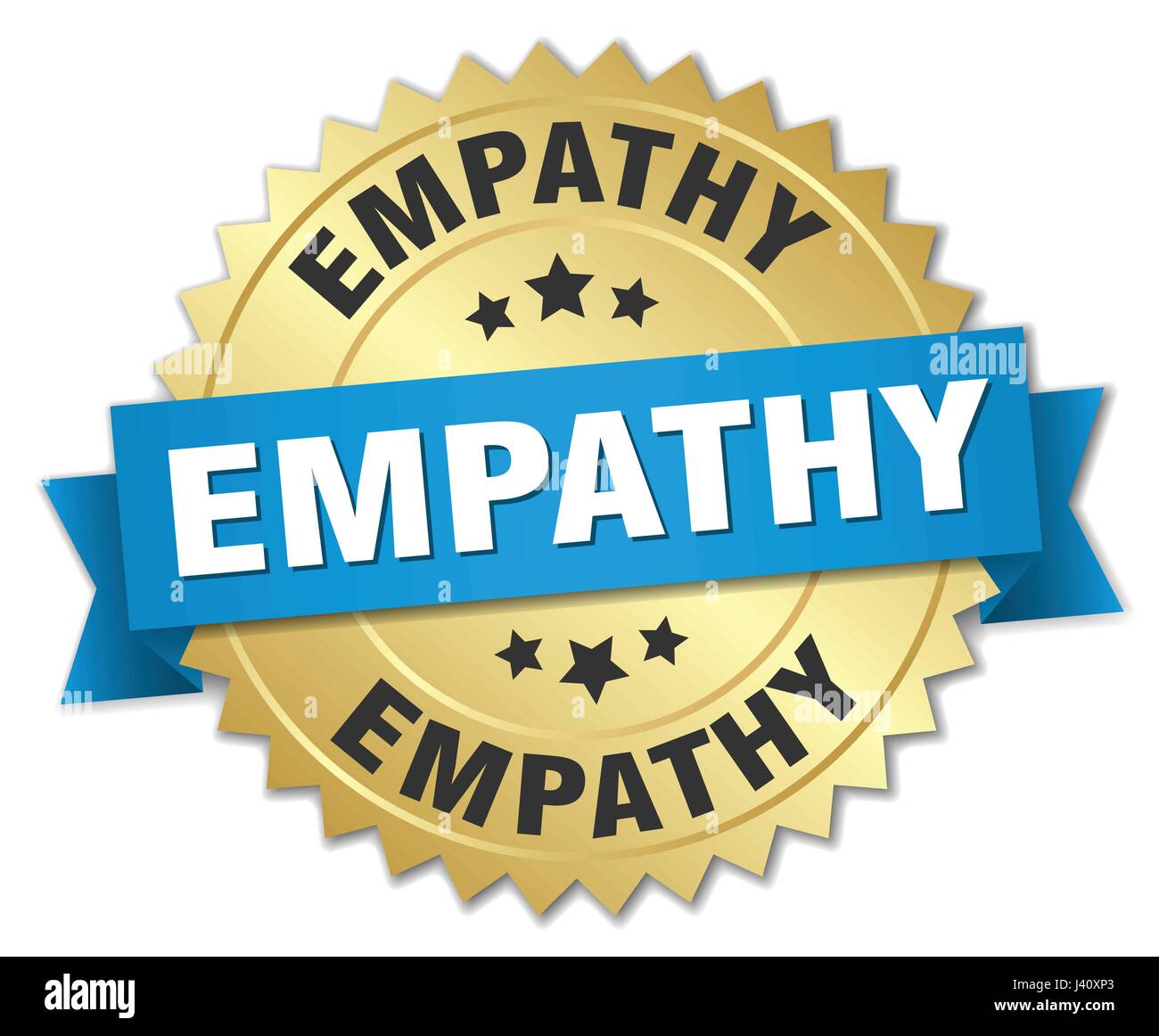 empathy round isolated gold badge Stock Vector Image & Art - Alamy