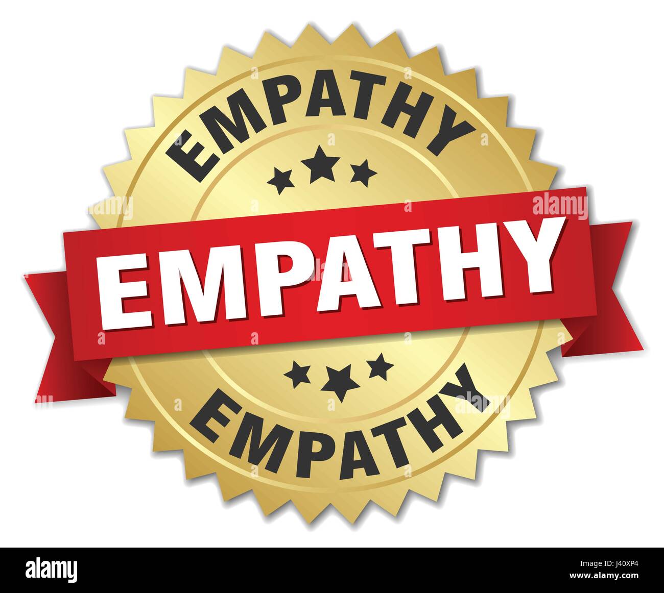 empathy round isolated gold badge Stock Vector Image & Art - Alamy