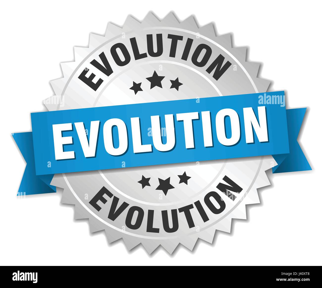 evolution round isolated silver badge Stock Vector Image & Art - Alamy
