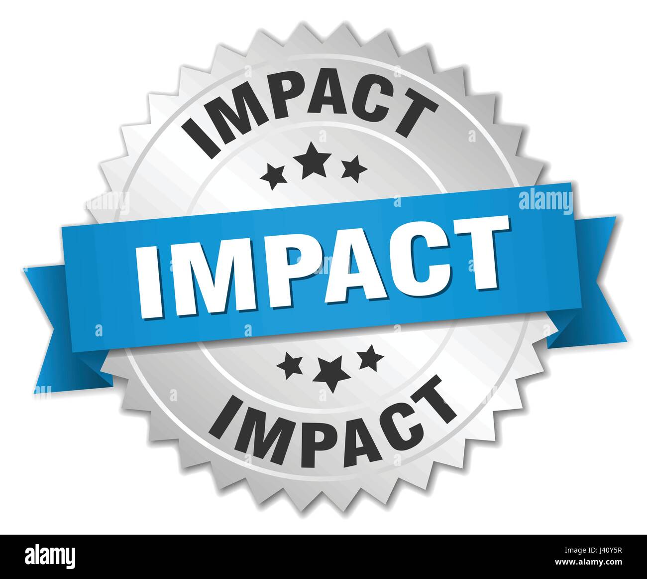 impact round isolated silver badge Stock Vector Image & Art - Alamy