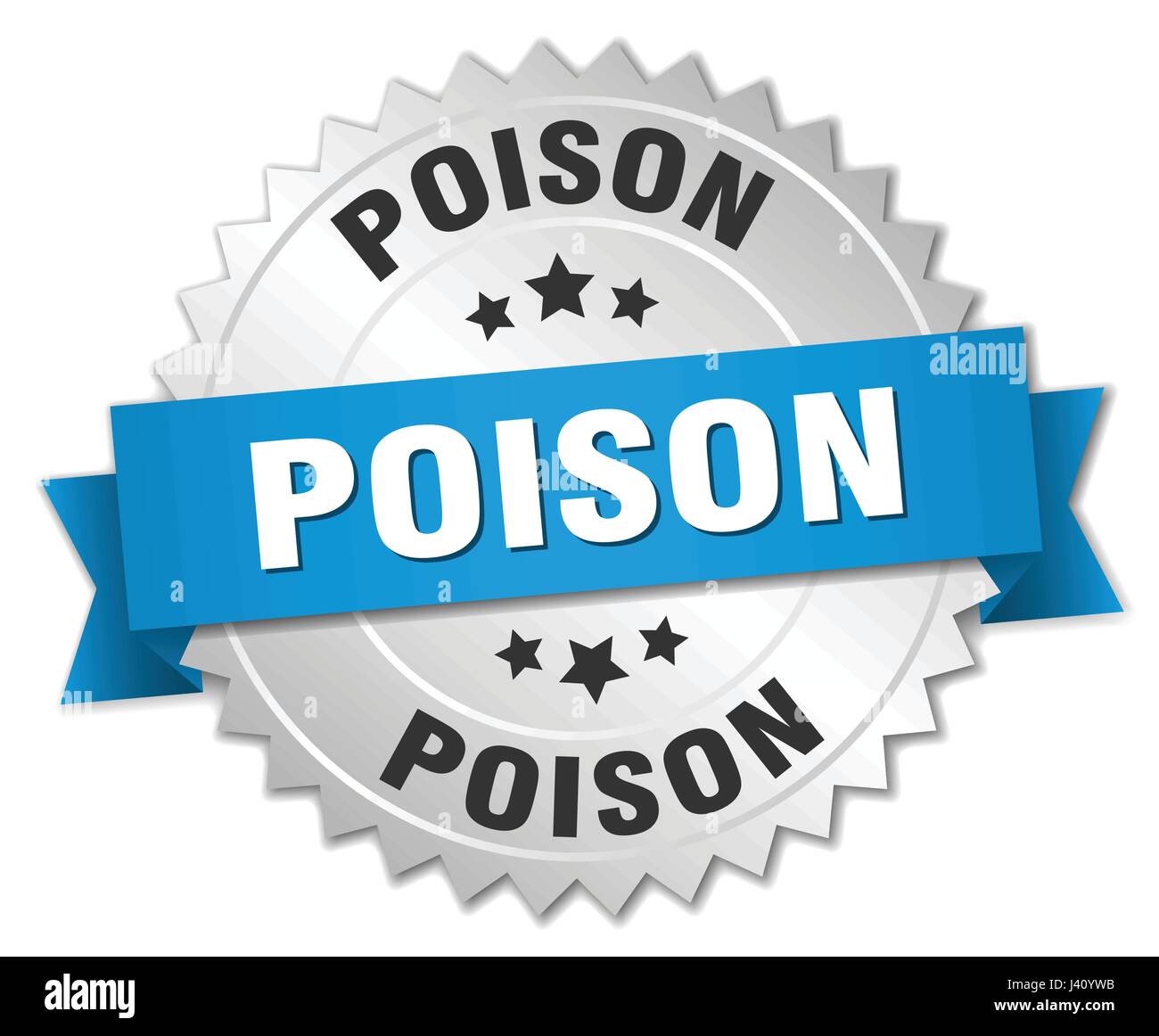 poison round isolated silver badge Stock Vector Image & Art - Alamy