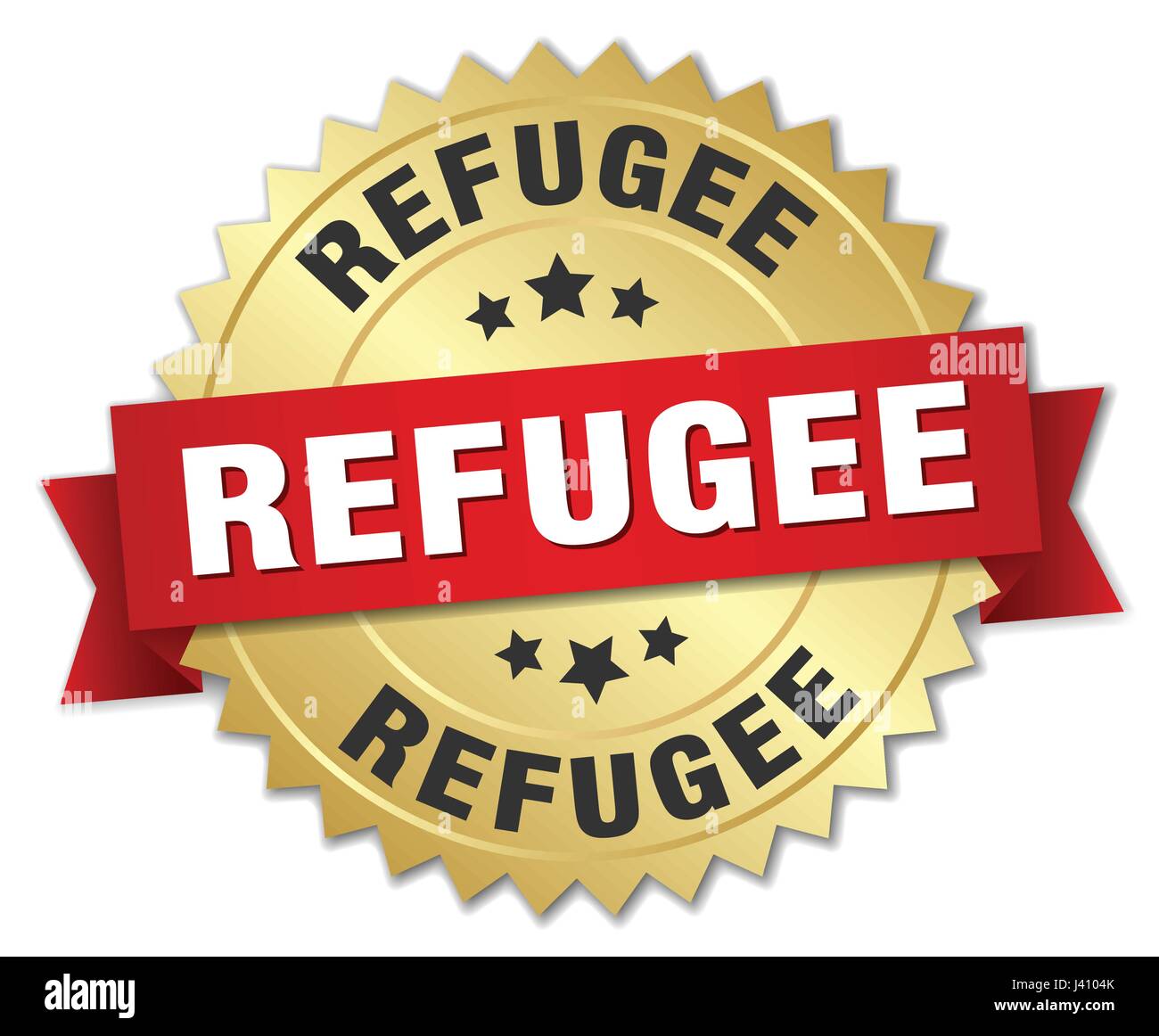 Refugee sticker Stock Vector Images - Alamy