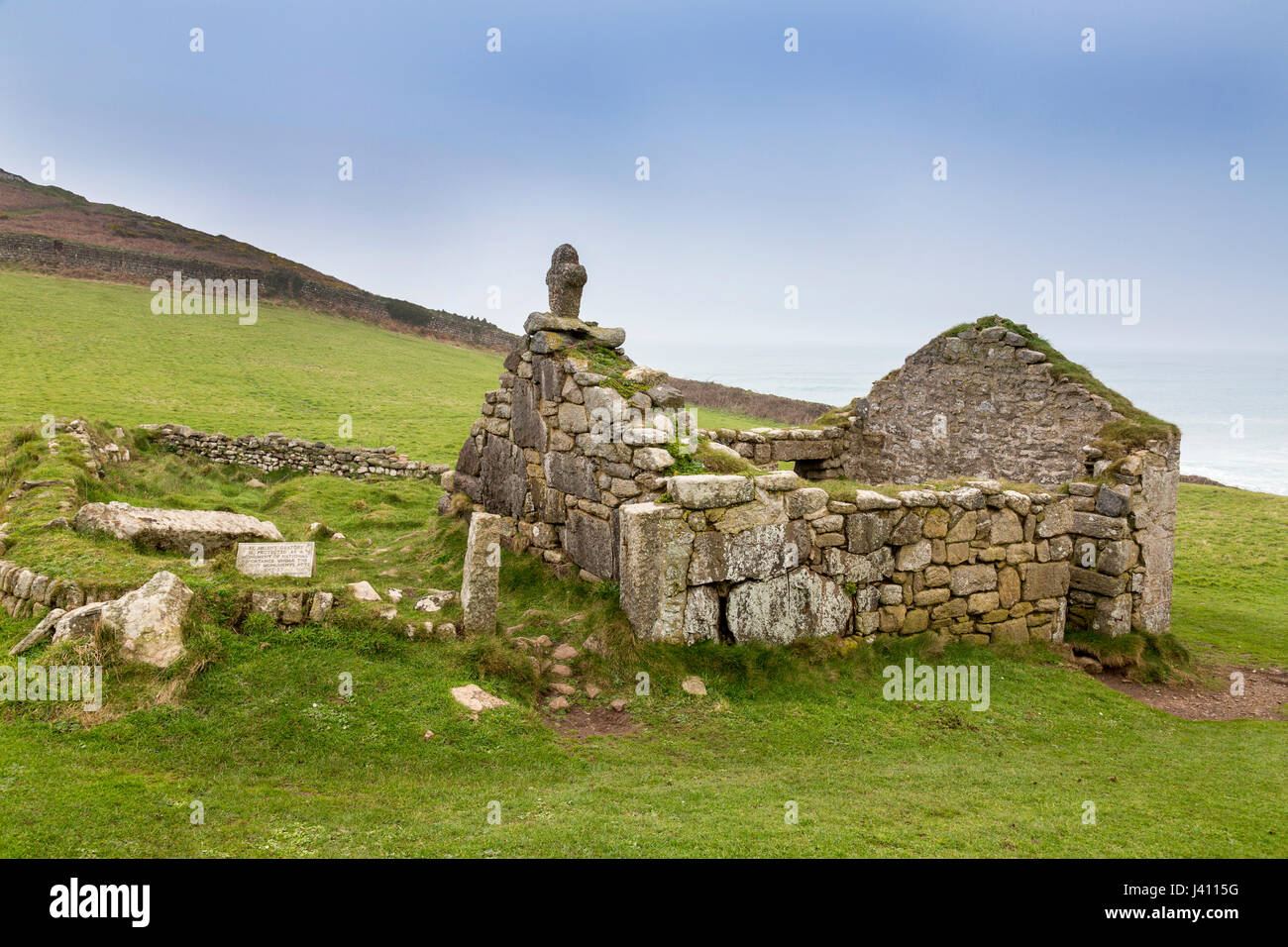 The ruins of St Helen's Oratory (a Monument of National Importance) in ...