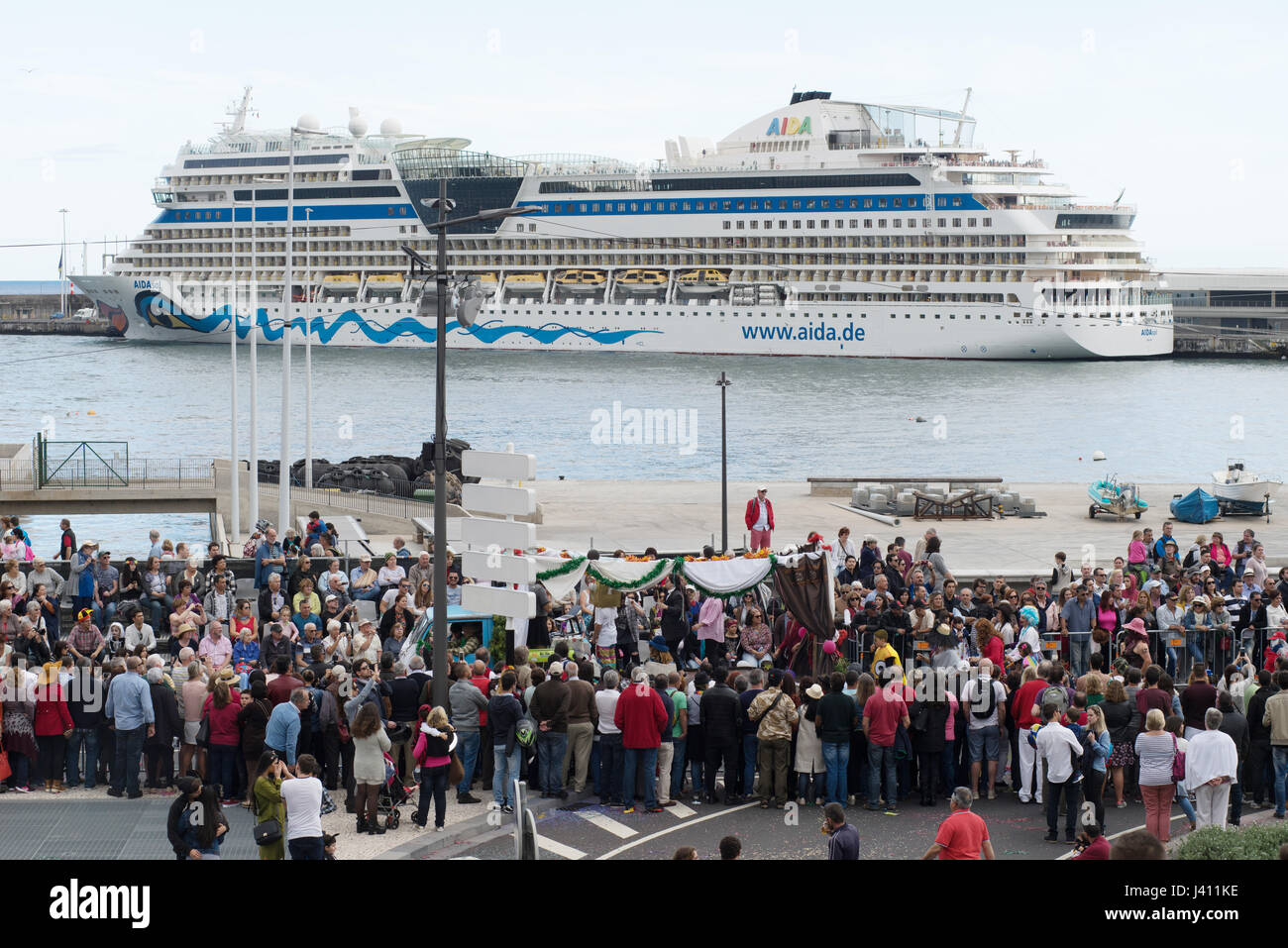 Madeira Festival Fun Parade, Funchal Harbour, Madeira 28 February 2017 ...