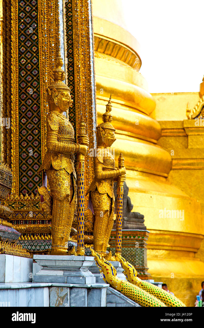 kho samui bangkok in thailand incision of the buddha gold temple Stock ...