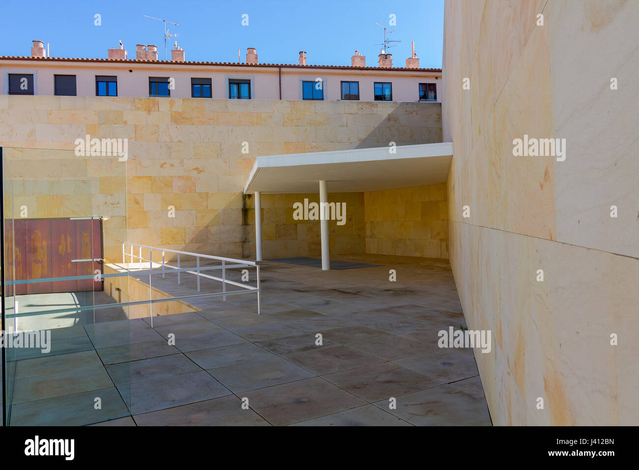 Modern public building of the city council of Zamora, Spain Stock Photo ...