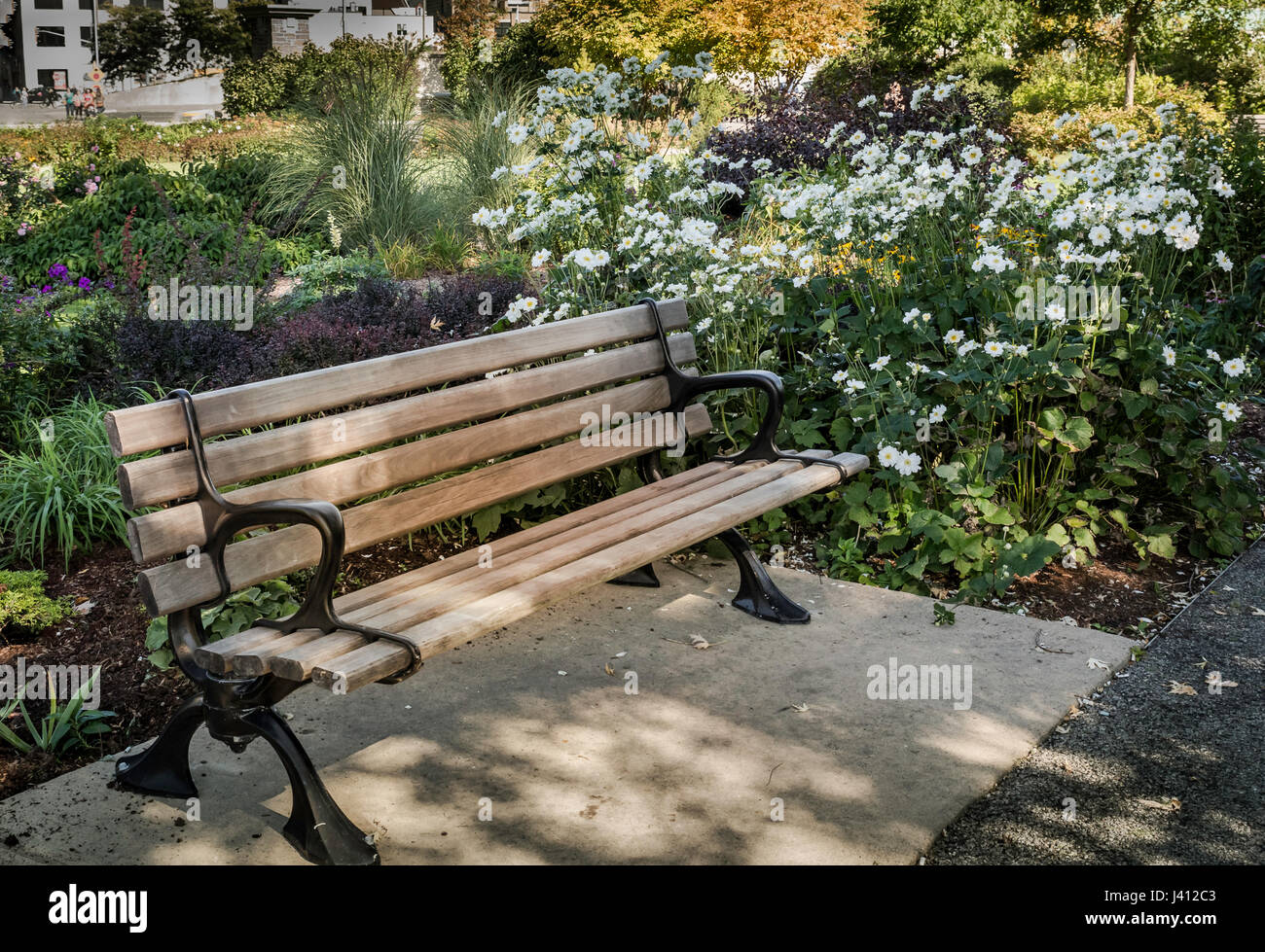 Shady seating in the sunny garden hi-res stock photography and images ...