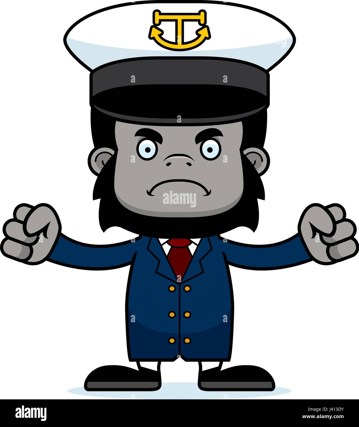 Ape captain Stock Vector Images - Alamy