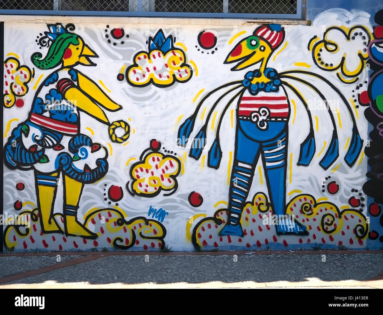 Street art and Graffiti in Spain Stock Photo - Alamy