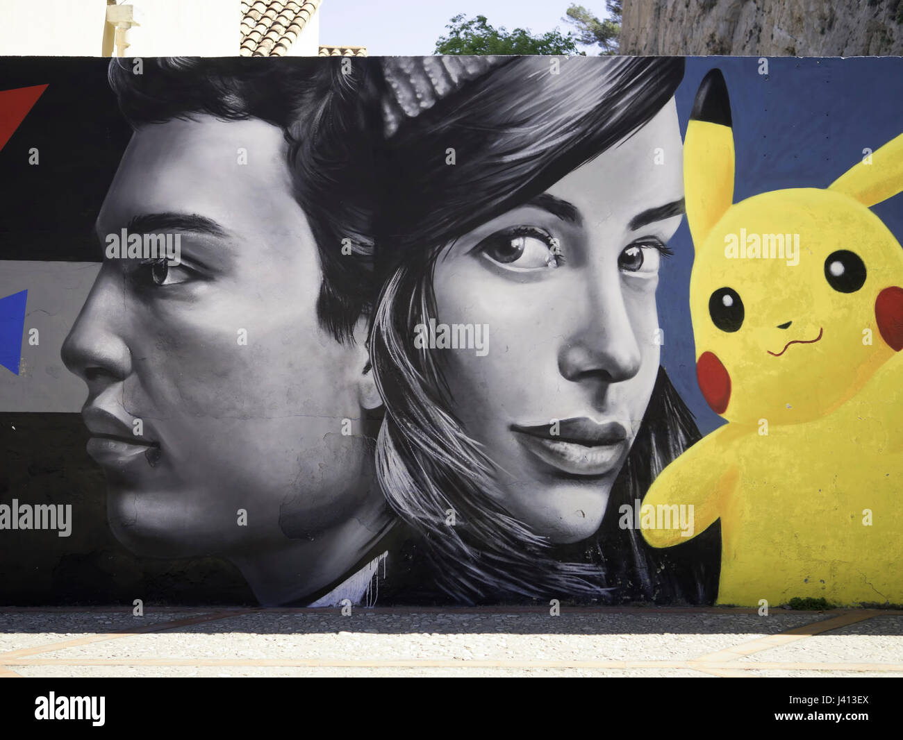 Street art and Graffiti in Spain Stock Photo - Alamy