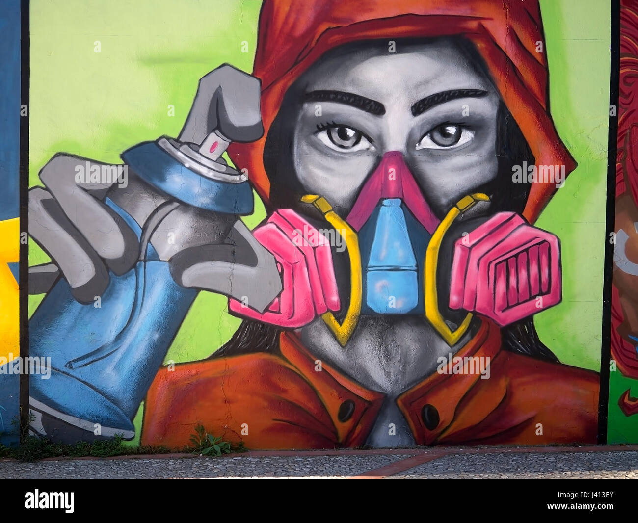 Street art and Graffiti in Spain Stock Photo - Alamy