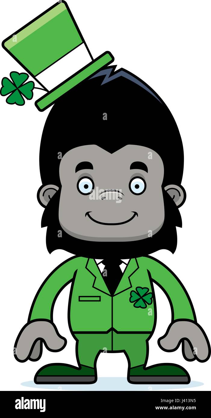 A cartoon Irish gorilla smiling Stock Vector Image & Art - Alamy