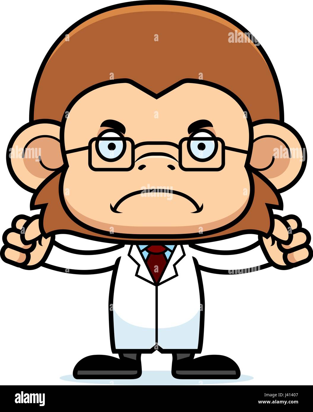 Monkey lab coat hi-res stock photography and images - Alamy