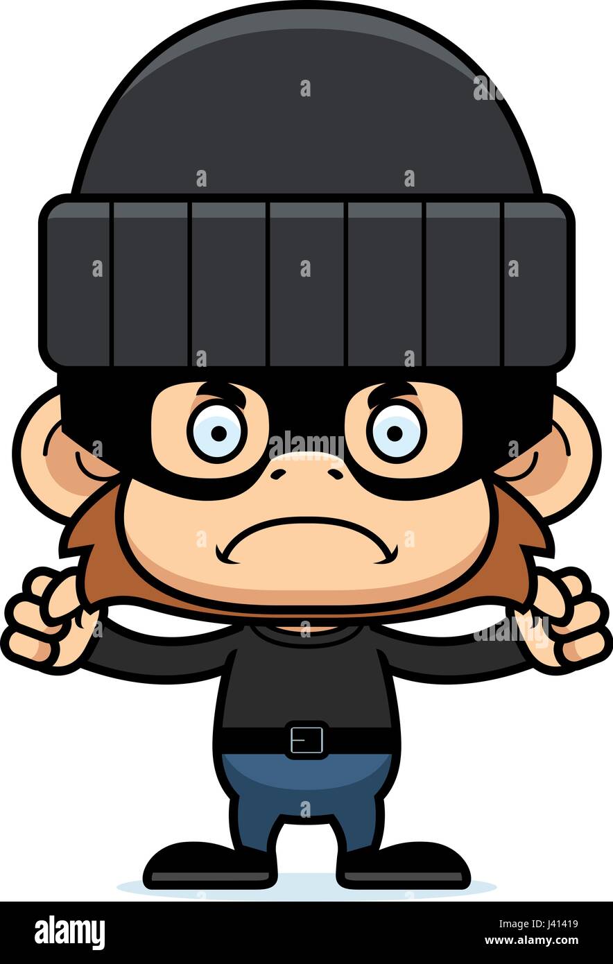 A cartoon thief monkey looking angry Stock Vector Image & Art - Alamy