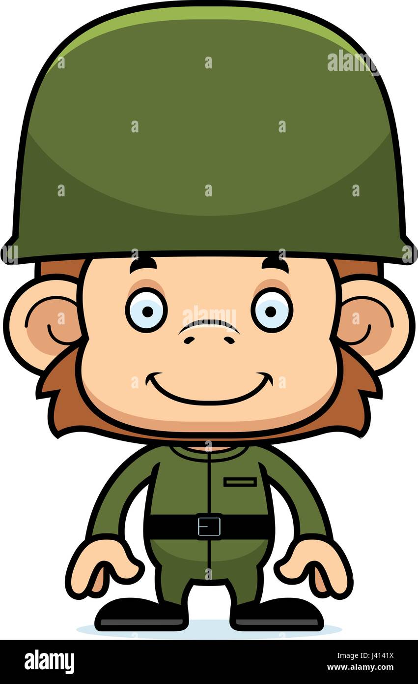Monkey army Stock Vector Images - Alamy