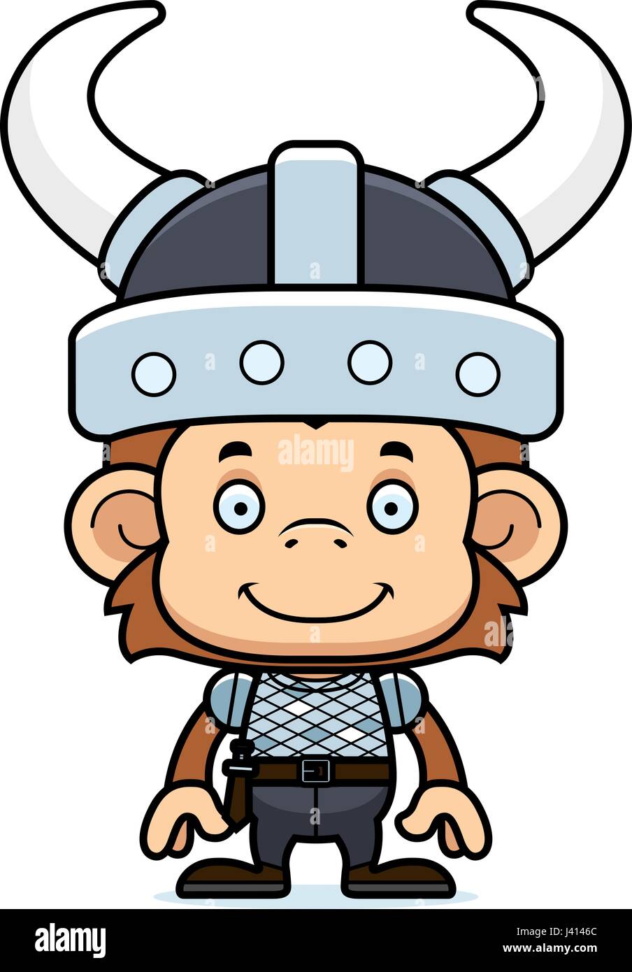 A cartoon Viking monkey smiling Stock Vector Image & Art - Alamy