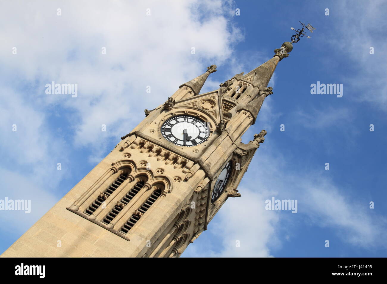 The Coronation Clock Tower, built in 1902, Claremont Road, Surbiton ...