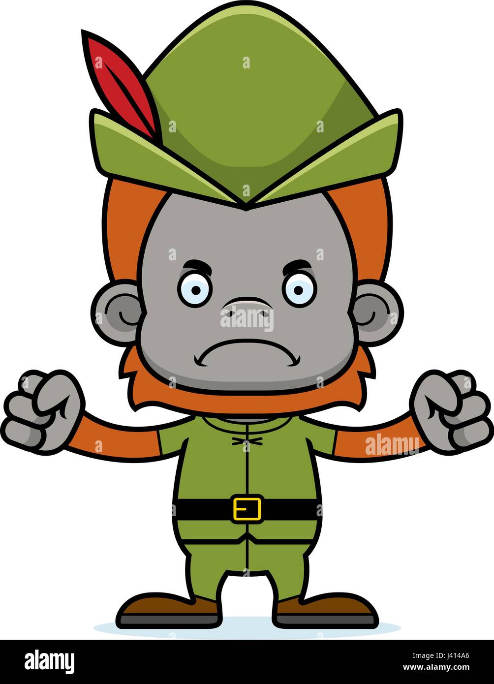 Angry robin Stock Vector Images - Alamy