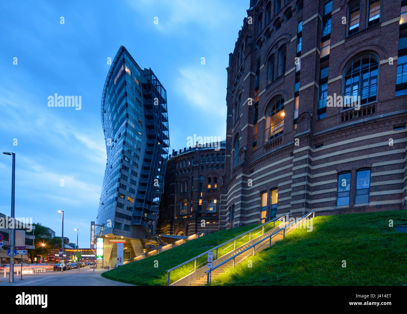 Gasometer city wien hi-res stock photography and images - Alamy