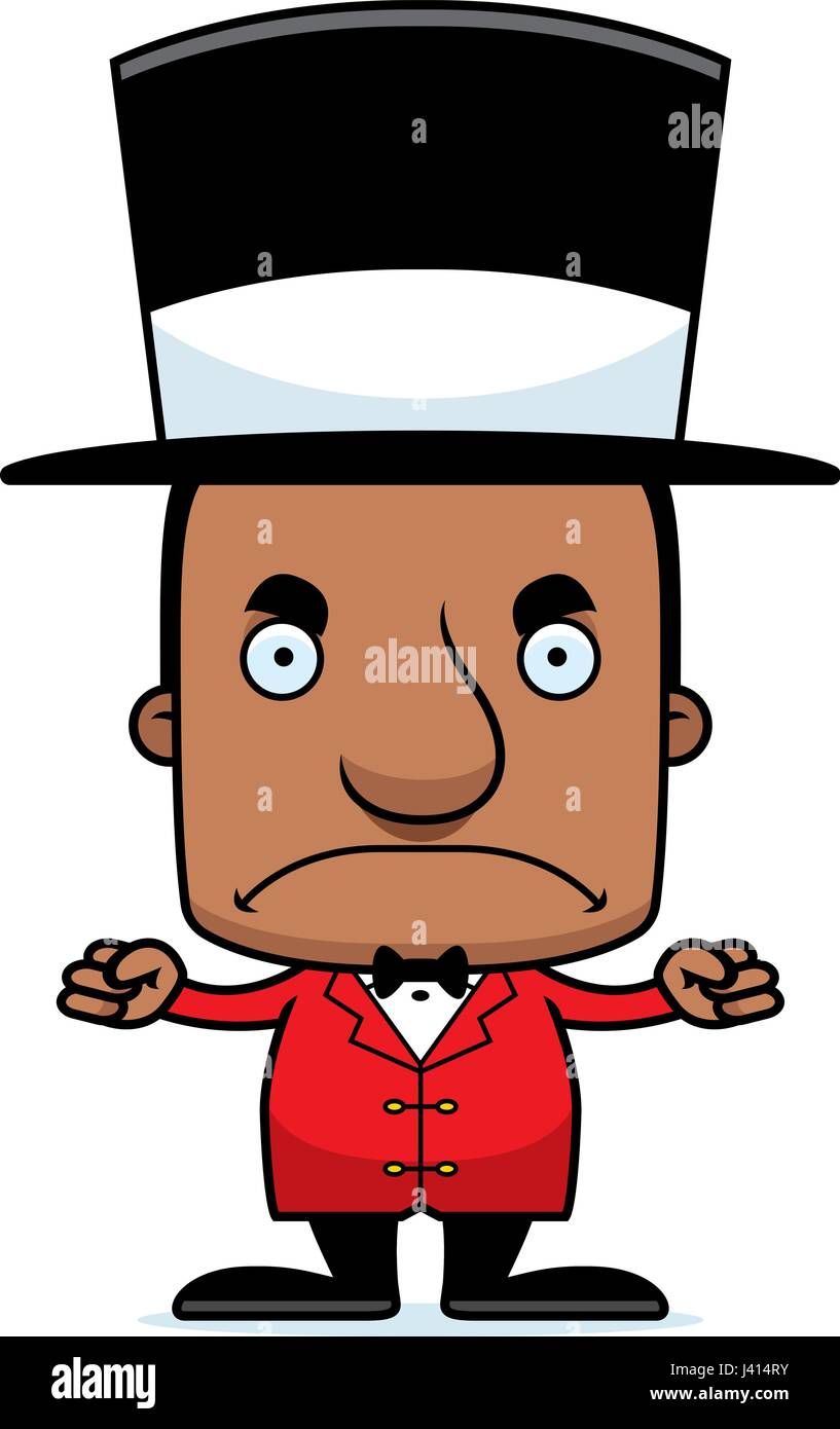 A cartoon ringmaster man looking angry Stock Vector Image & Art - Alamy
