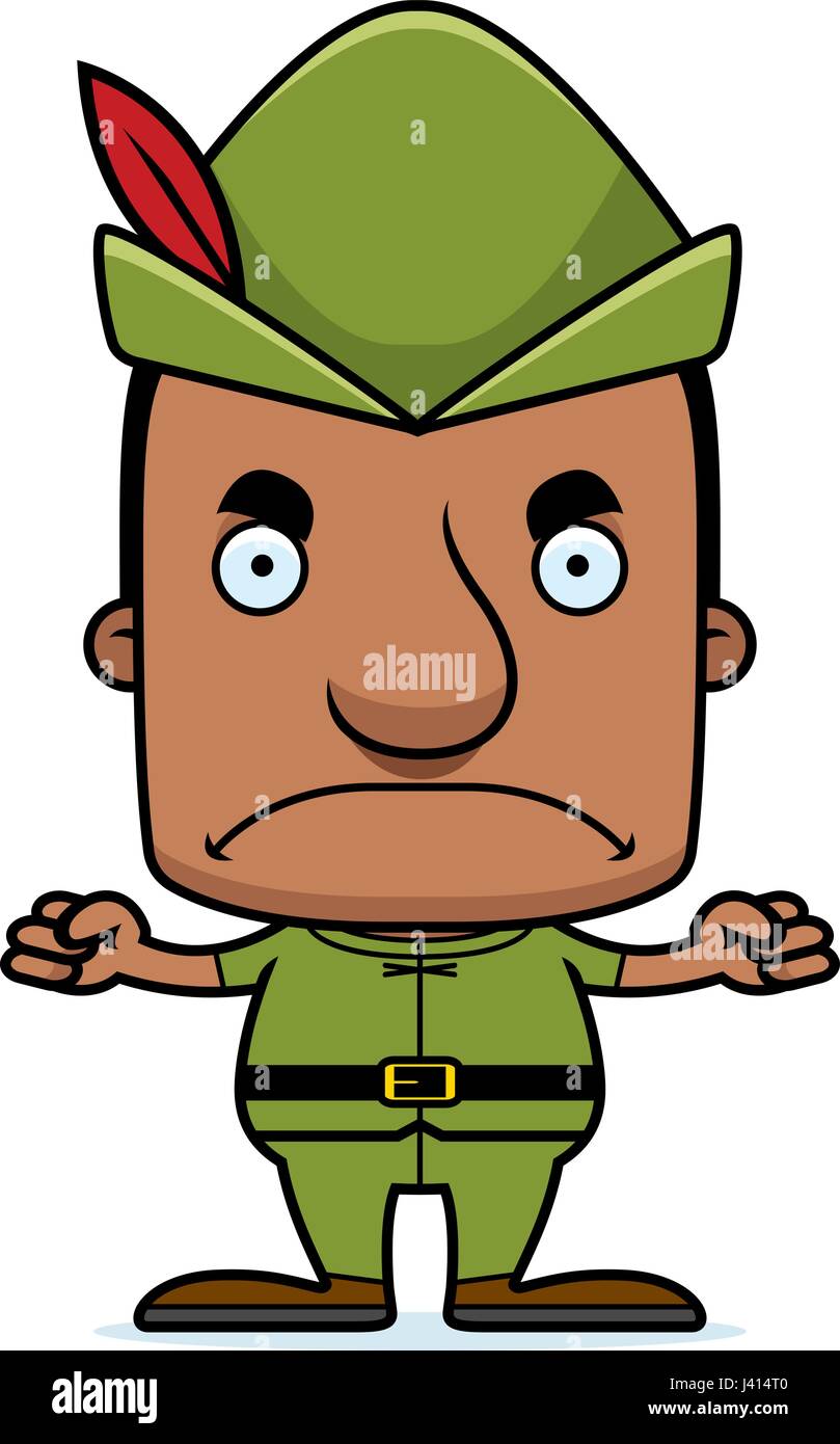 A cartoon Robin Hood man looking angry Stock Vector Image & Art - Alamy