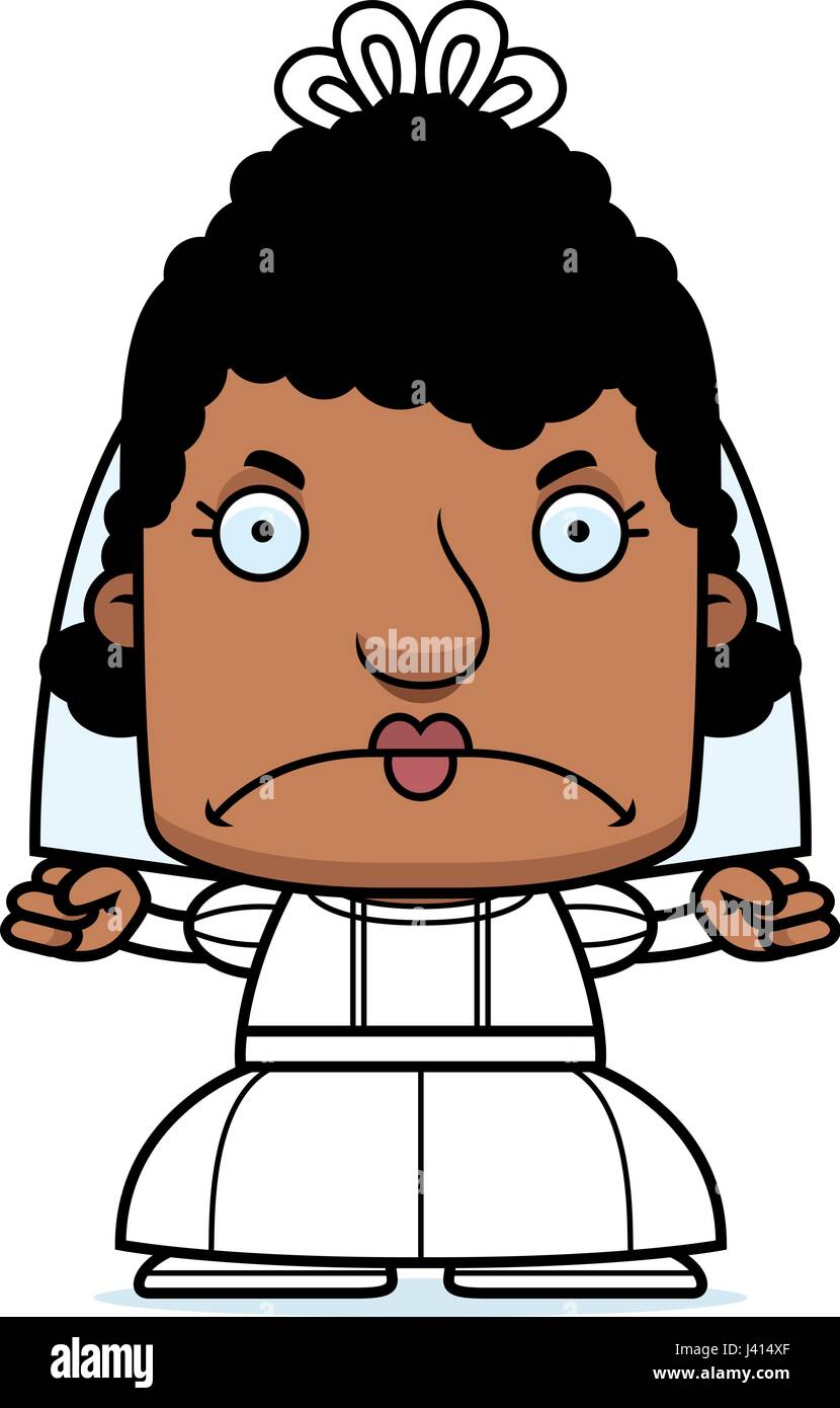 A cartoon bride woman looking angry Stock Vector Image & Art - Alamy