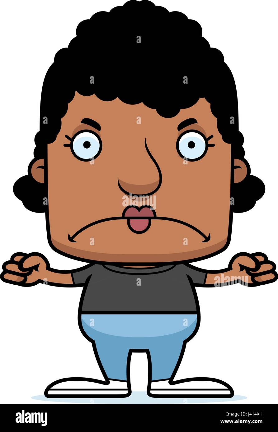 A cartoon woman looking angry Stock Vector Image & Art - Alamy