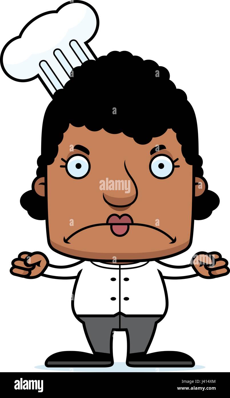 A cartoon chef woman looking angry Stock Vector Image & Art - Alamy