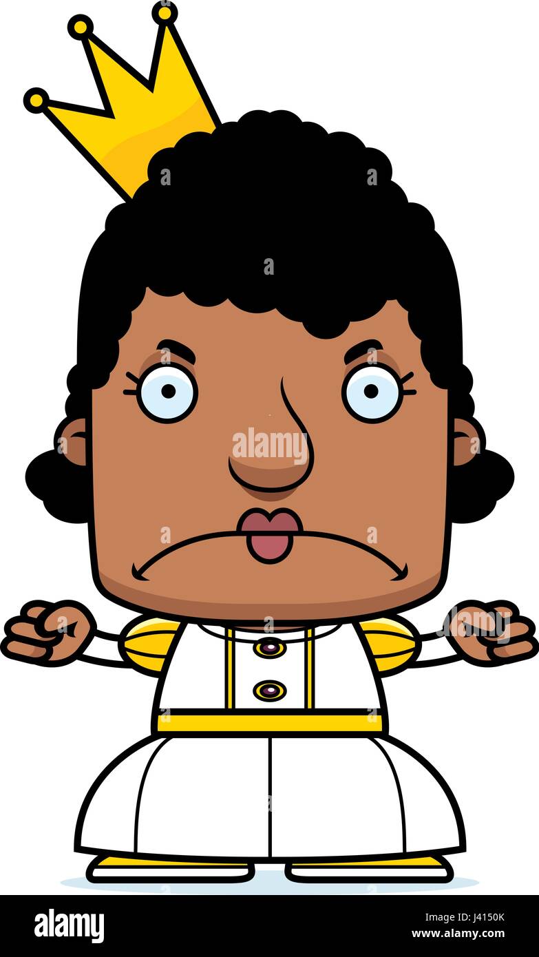 A cartoon princess woman looking angry Stock Vector Image & Art - Alamy