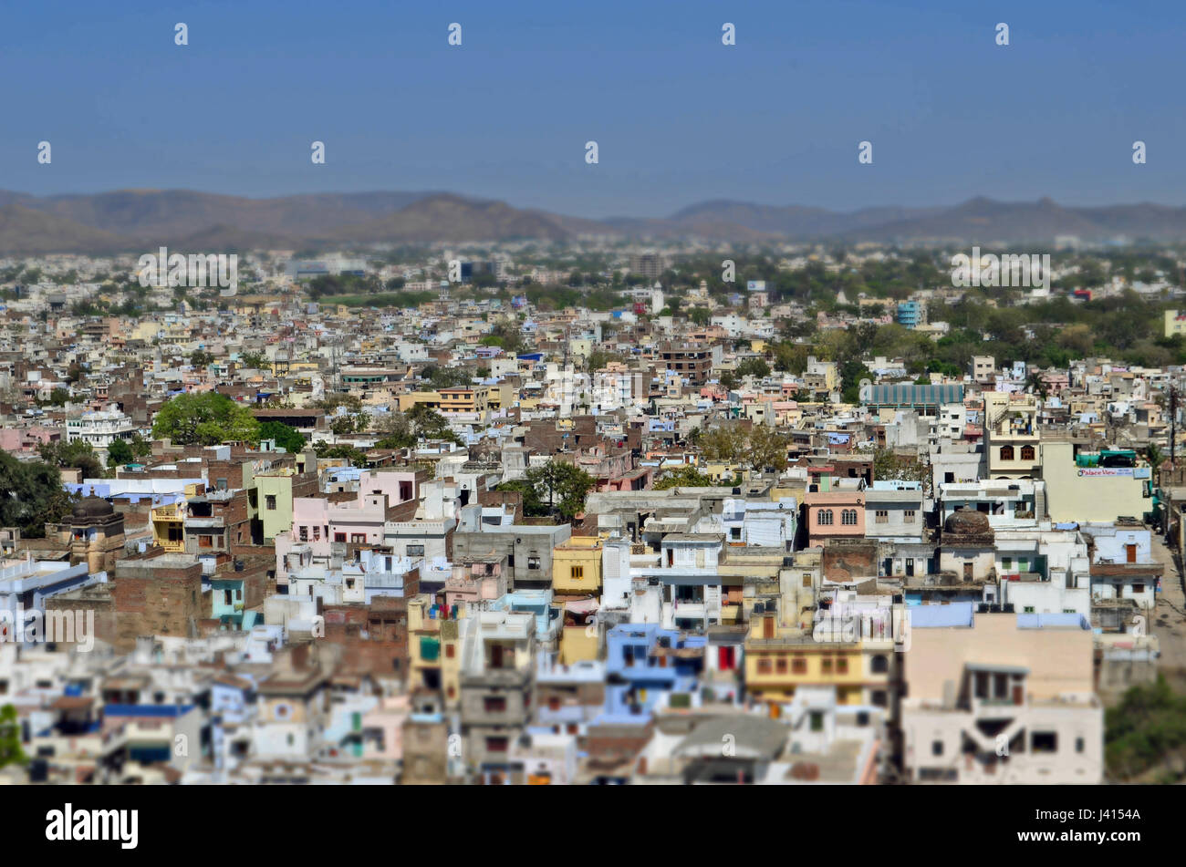 Udaipur top view hi-res stock photography and images - Alamy
