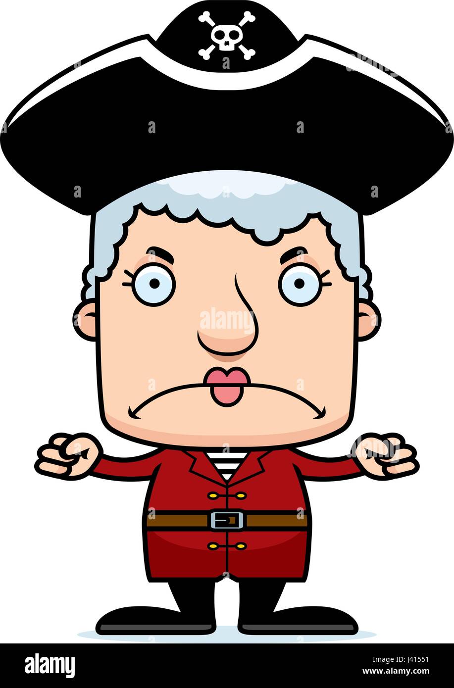 A cartoon pirate woman looking angry Stock Vector Image & Art - Alamy