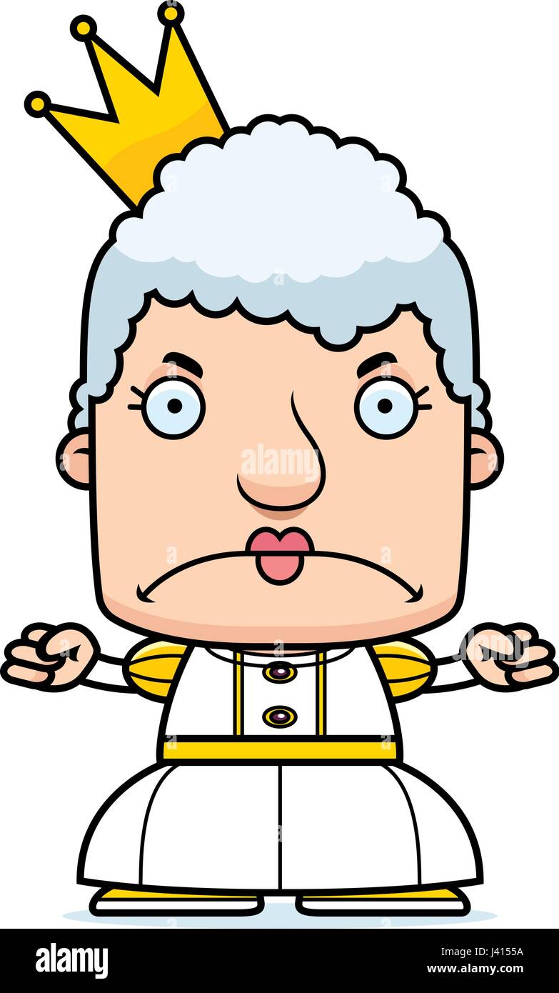 A cartoon princess woman looking angry Stock Vector Image & Art - Alamy