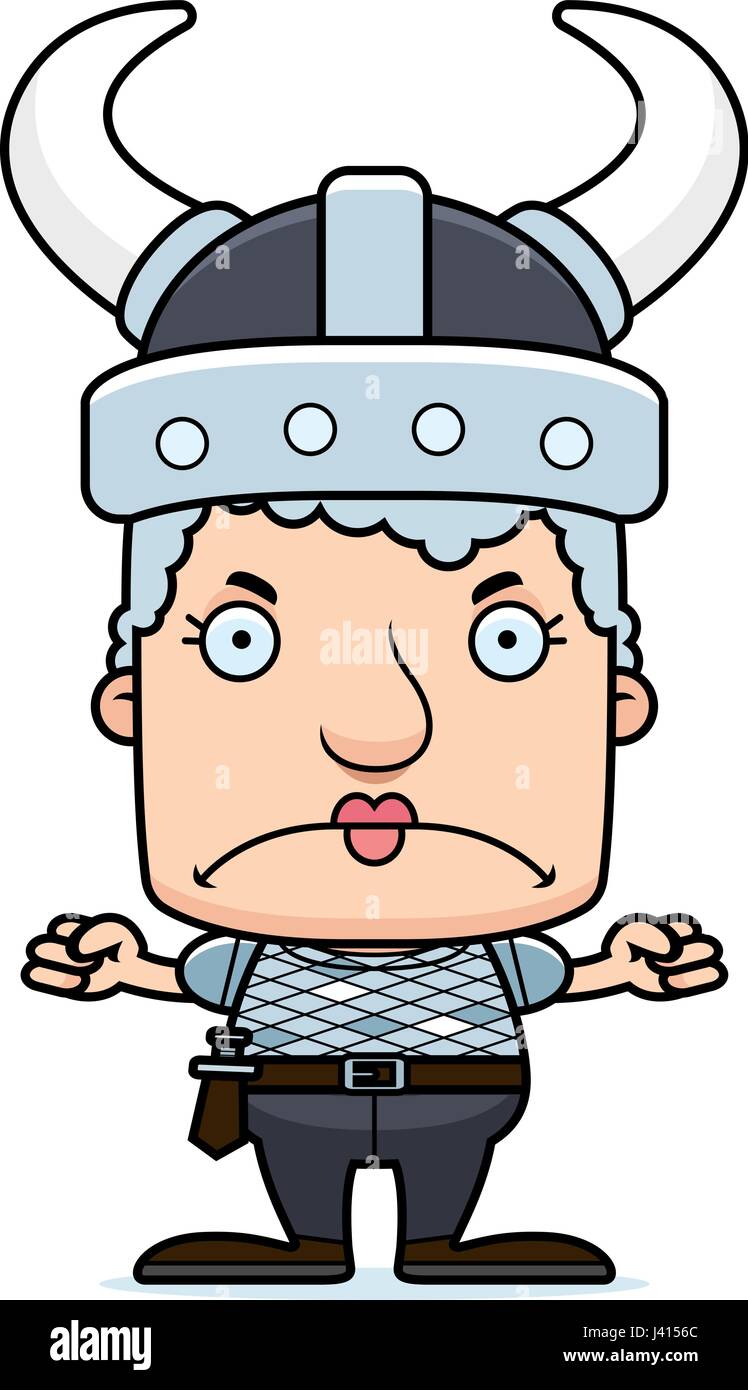 A cartoon Viking woman looking angry Stock Vector Image & Art - Alamy