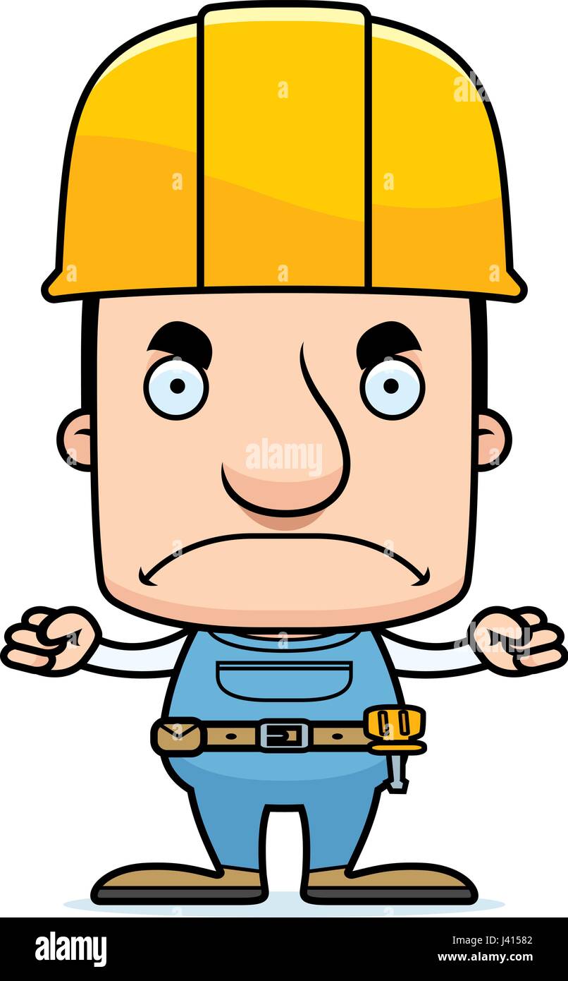 Angry Construction Worker
