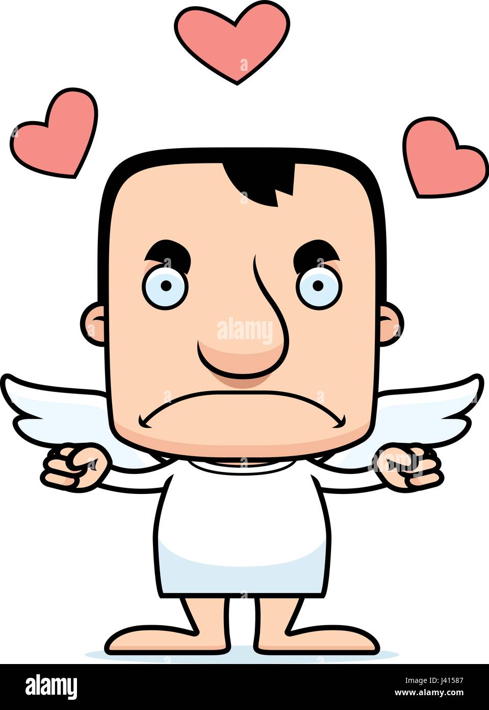 A cartoon cupid man looking angry Stock Vector Image & Art - Alamy