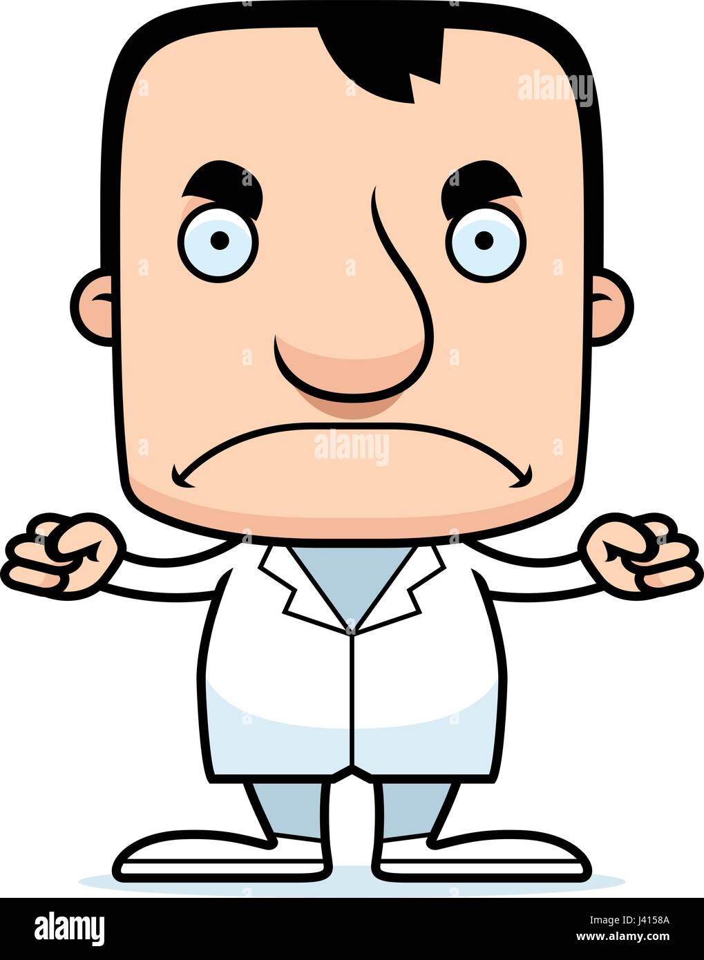 A cartoon doctor man looking angry Stock Vector Image & Art - Alamy