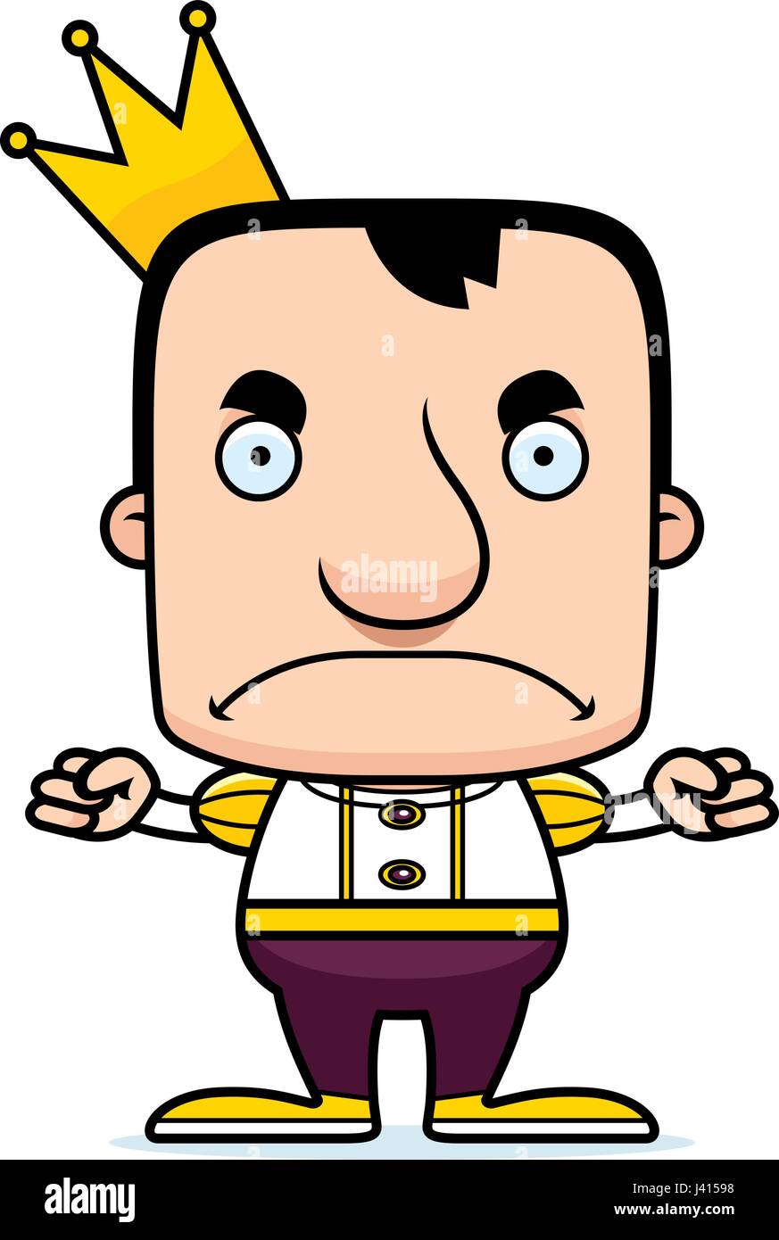 A cartoon prince man looking angry Stock Vector Image & Art - Alamy