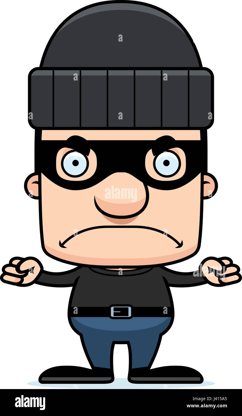 A cartoon thief man looking angry Stock Vector Image & Art - Alamy