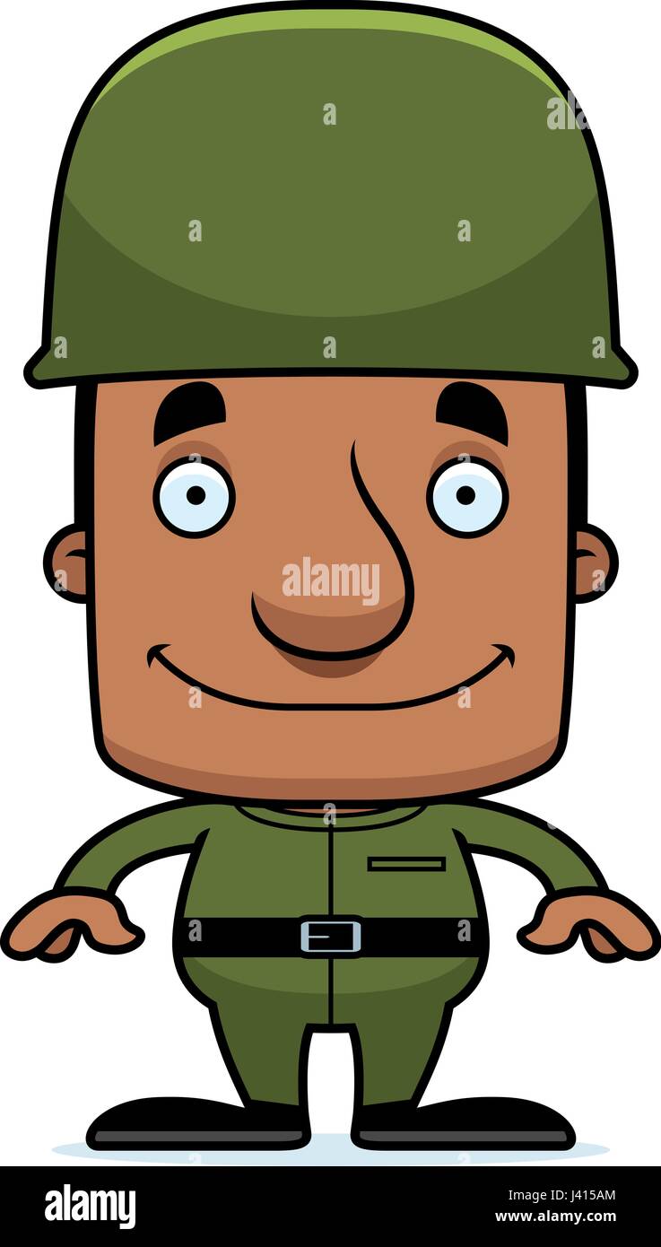 A cartoon soldier man smiling Stock Vector Image & Art - Alamy