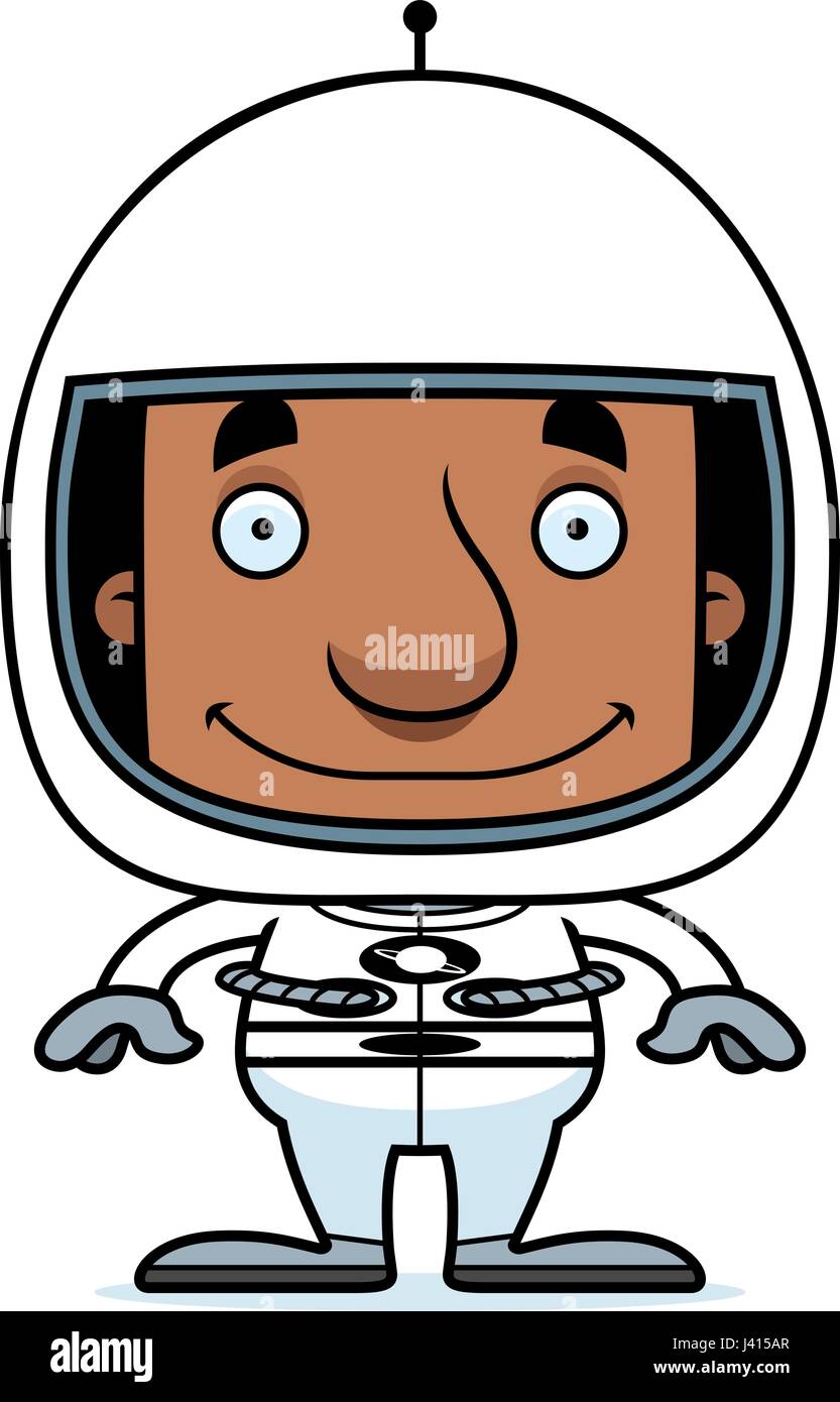 A cartoon astronaut man smiling Stock Vector Image & Art - Alamy