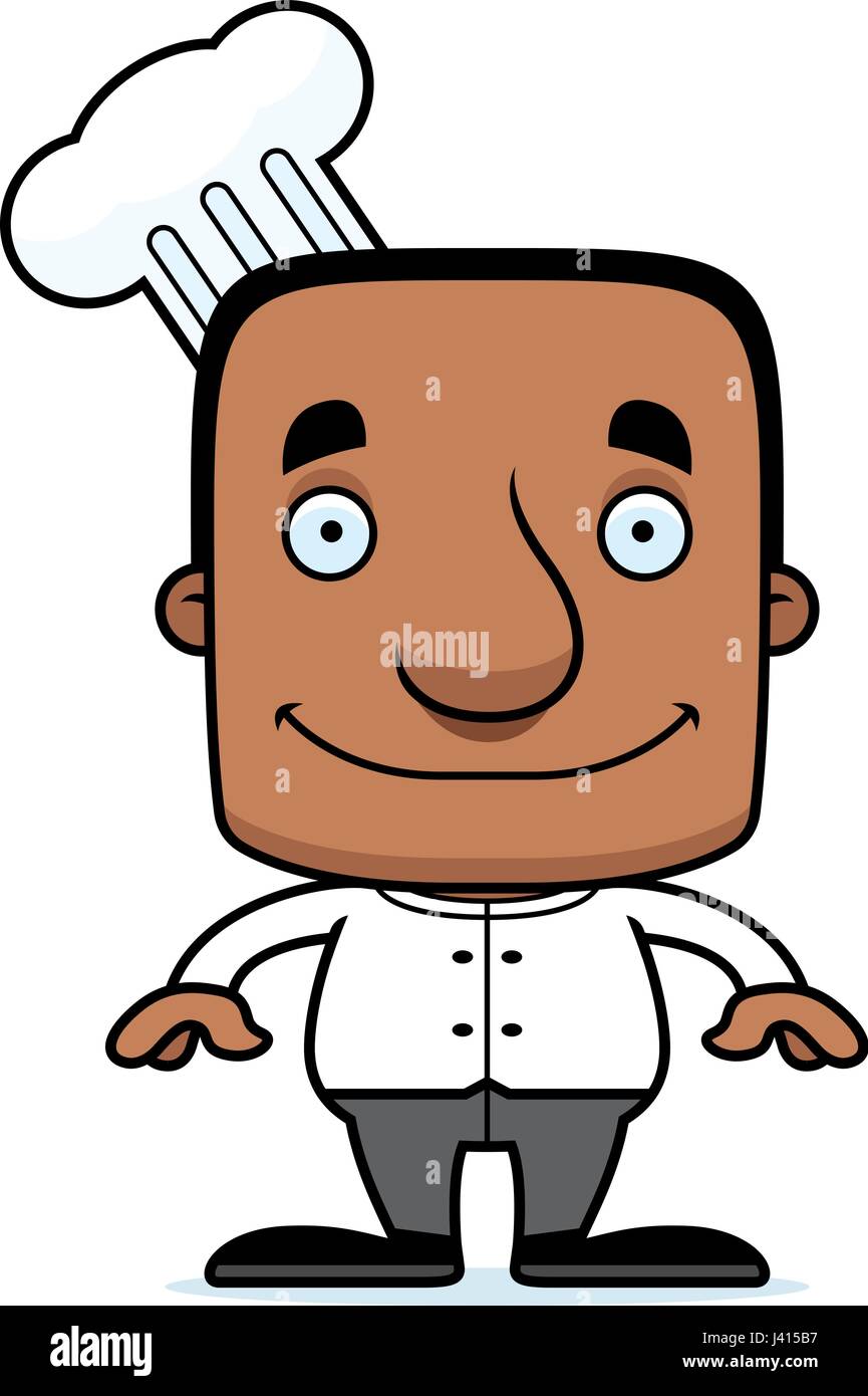 A cartoon chef man smiling Stock Vector Image & Art - Alamy