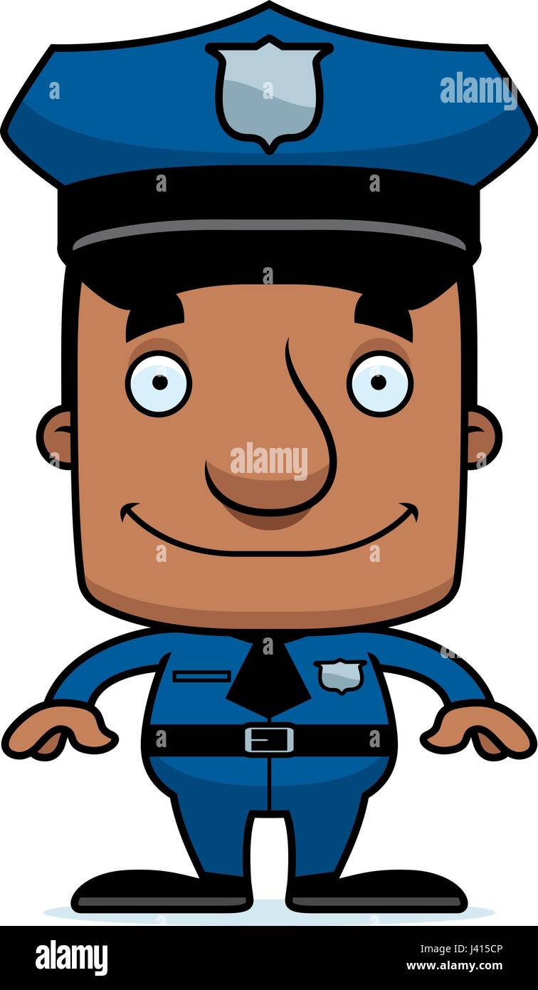 A cartoon police officer man smiling Stock Vector Image & Art - Alamy